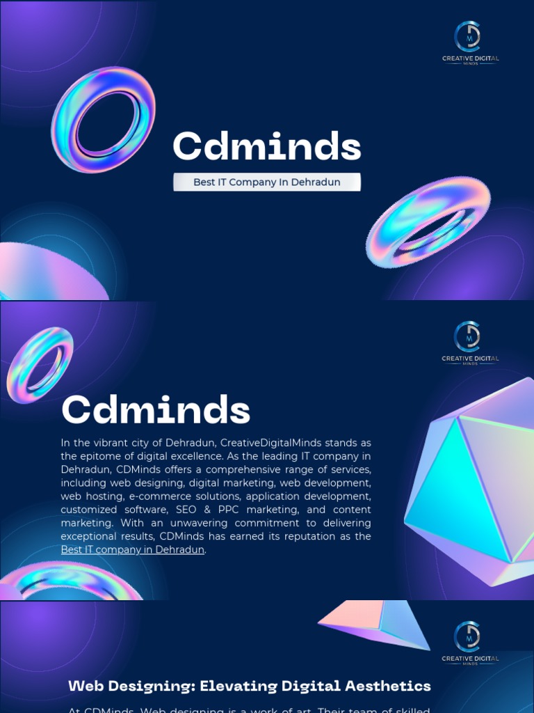 Best It Company in Dehradun - Cdminds | PDF | Digital Marketing | Web Design