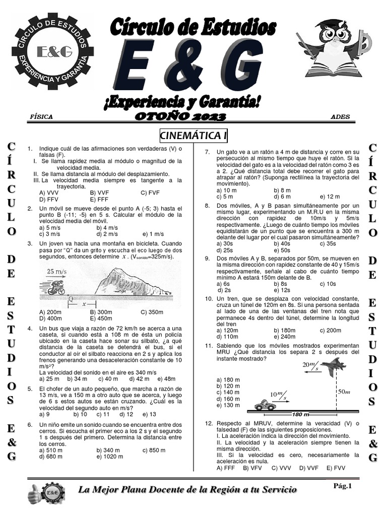 FÍSICA Good | PDF | Velocidad | Velocidad