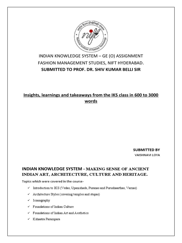 IKS Assignment | PDF | Vedas | Puranas