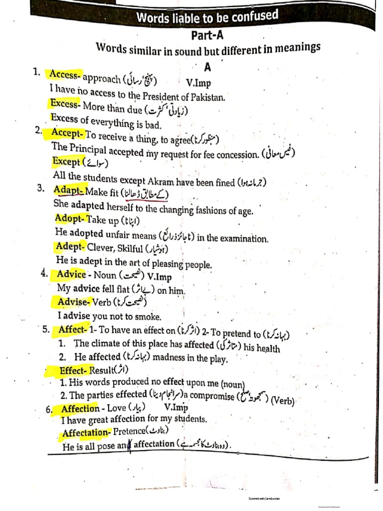 Pair of Words Complete File | PDF