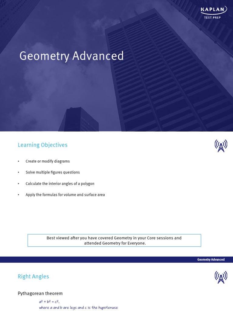 Geometry Advanced | PDF | Area | Triangle