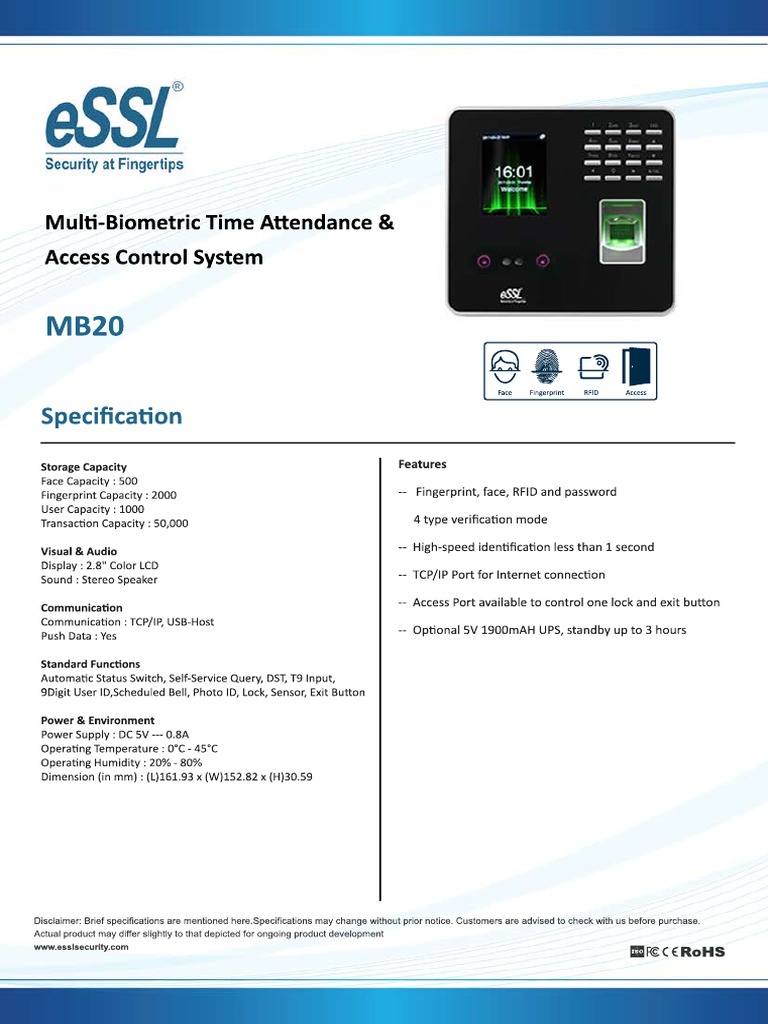 Essl MB20 | PDF