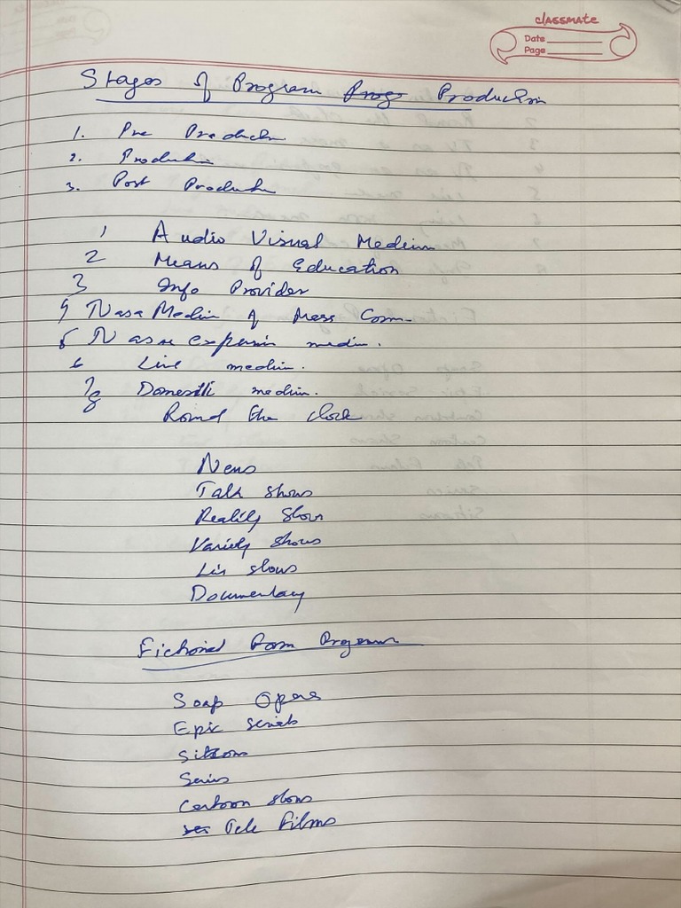 Television Notes | PDF