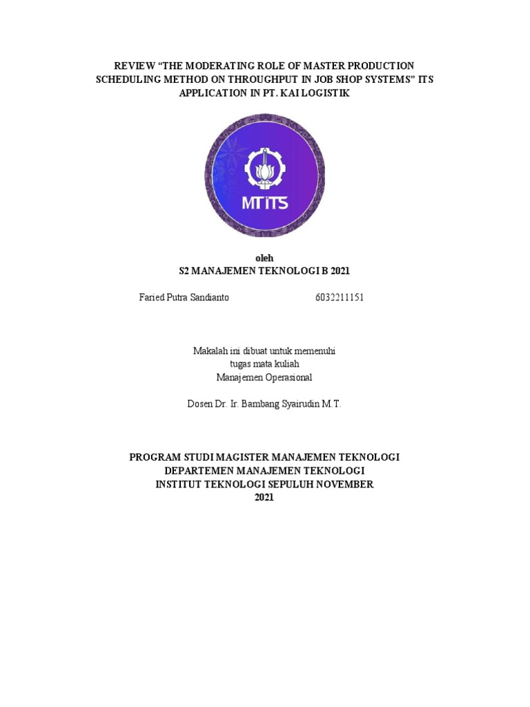 Faried Putra Sandianto-6032211151-Pengganti UAS Manop B-23-12-2021 | PDF