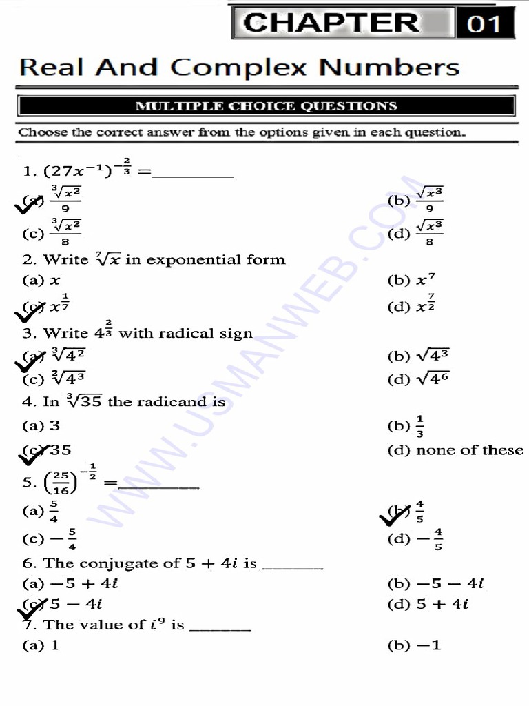 9th Math CH 1 MCQs Sindh Board | PDF