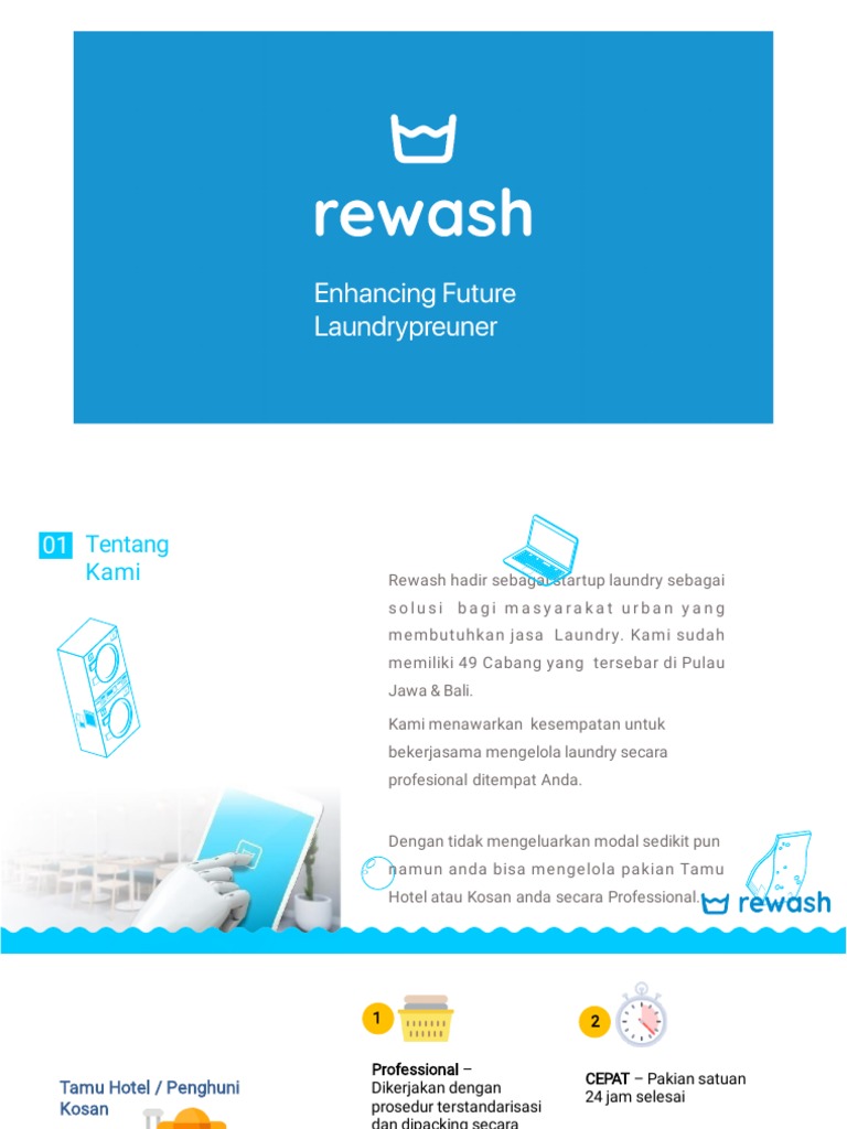 Proposal Kerjasama Laundry Hotel & Kos Rewash Puri Park View | PDF