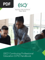 ISC2 Certification Maintenance Guide | PDF | Certification