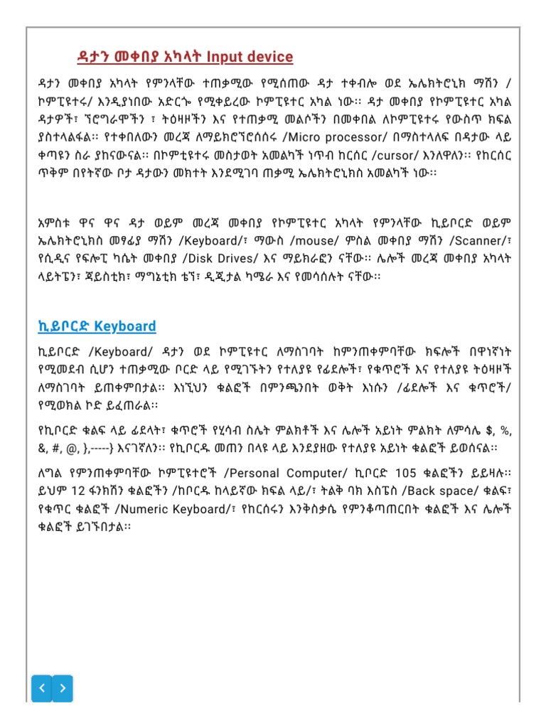 6 Input Device | PDF