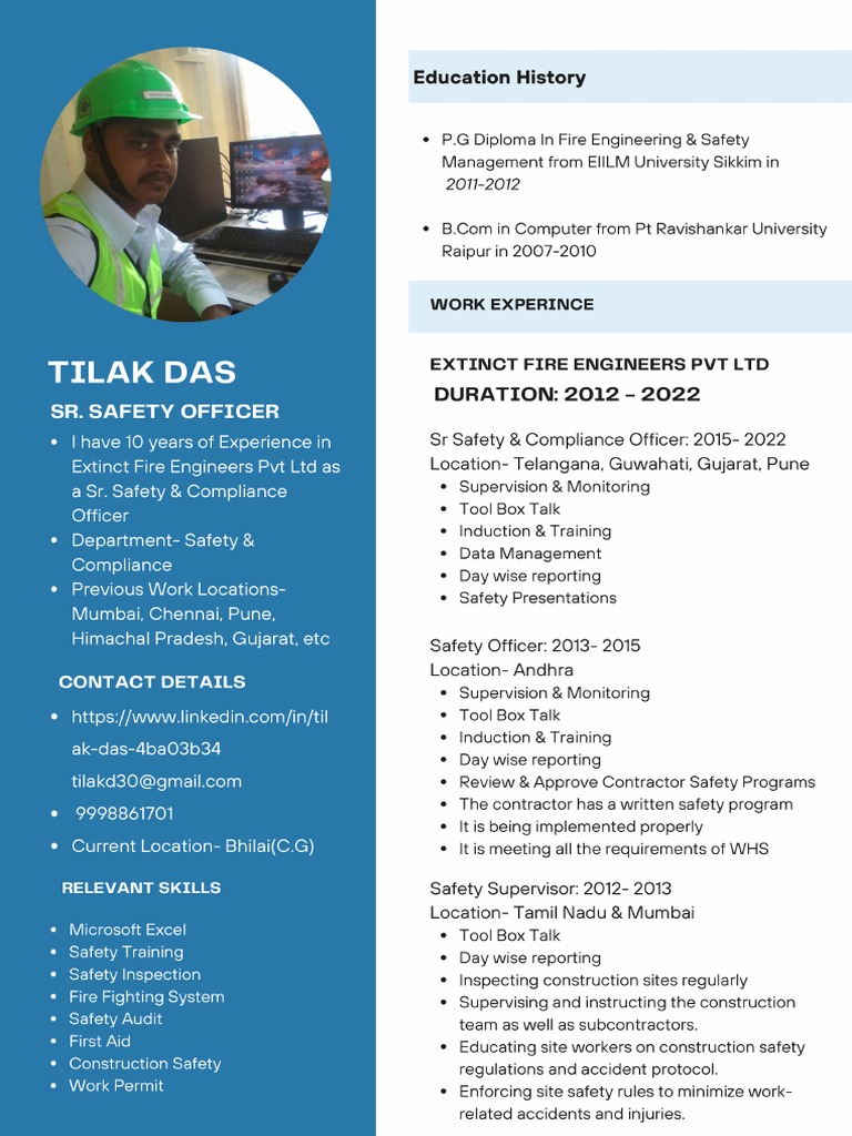 Tilak Das Resume.1 (1) - 1 | PDF