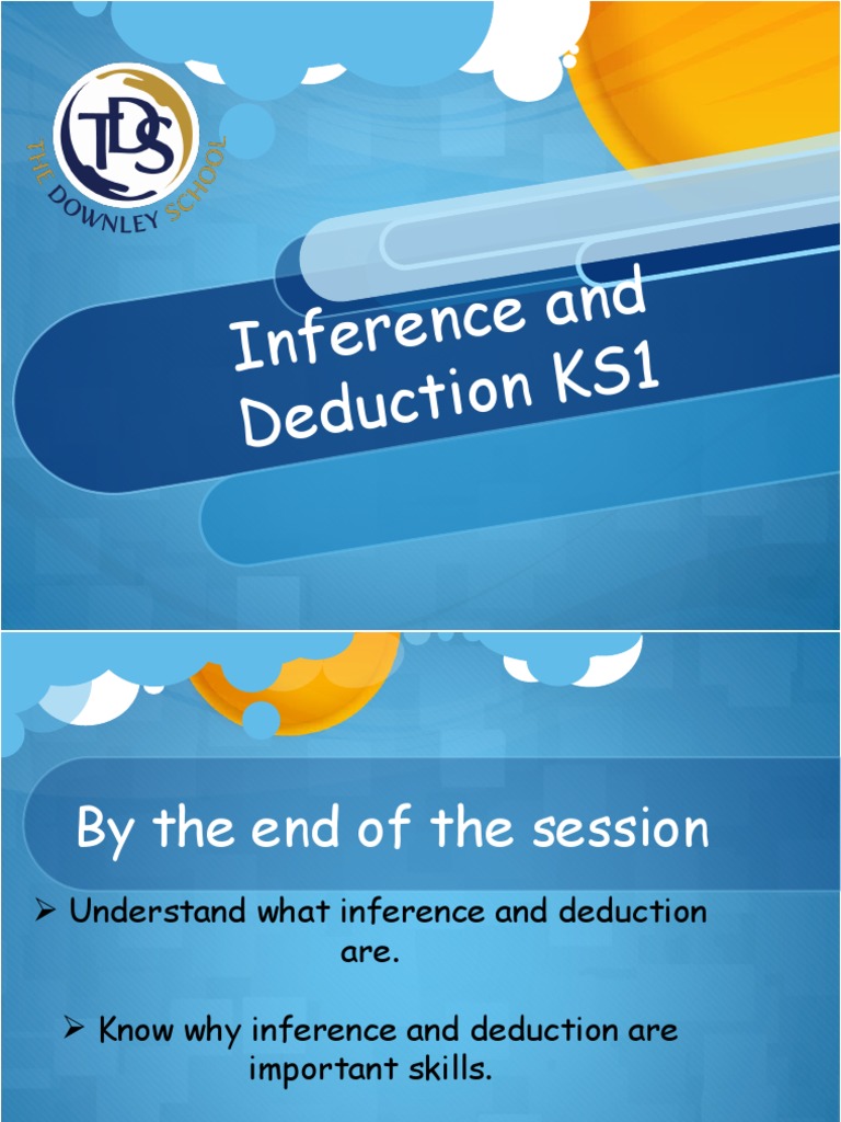 Inference and Deduction KS1 Workshop | PDF | Deductive Reasoning ...