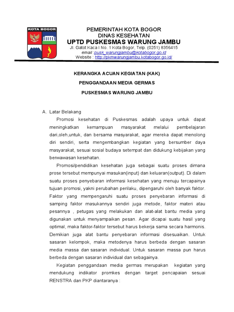 Kak Penggandaan Media Germas | PDF