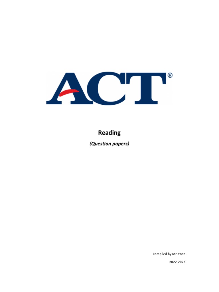 ACT Reading Practice Tests | Download Free PDF | Liquefied Natural Gas ...