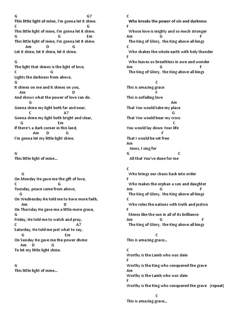 Fuse 02 07 23 Music Lyrics and Chords | PDF | Christian Belief And ...