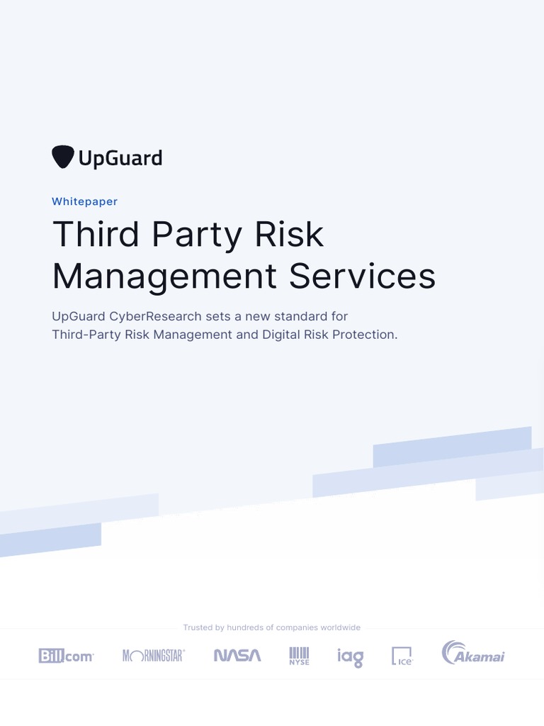 Whitepaper - Third-Party Risk Management Services | PDF | Security ...