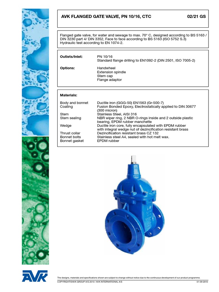 02-21 GS TDS | PDF | Valve | Stainless Steel