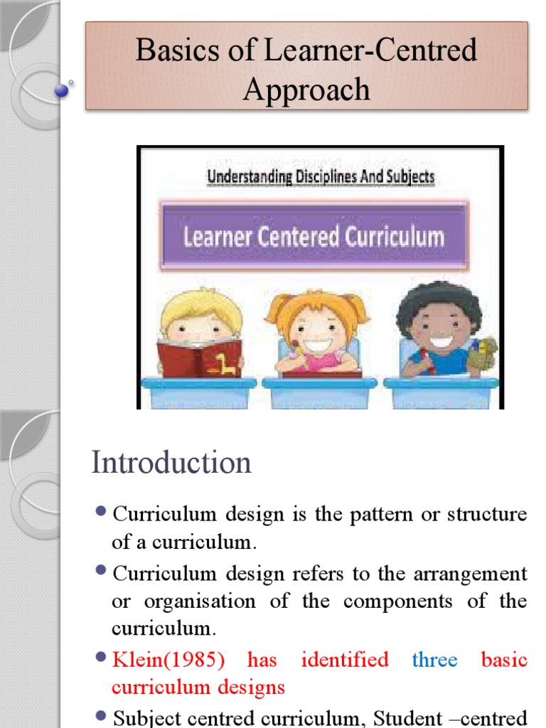 1.learner Centered Curriculum | PDF | Learning | Educational Assessment