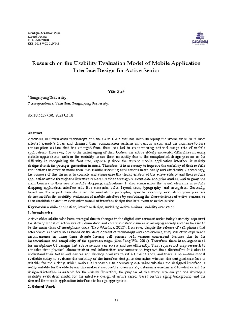 23-Research On The Usability Evaluation Model of Mobile Application ... 23-Research On The Usability Evaluation Model of Mobile Application ...