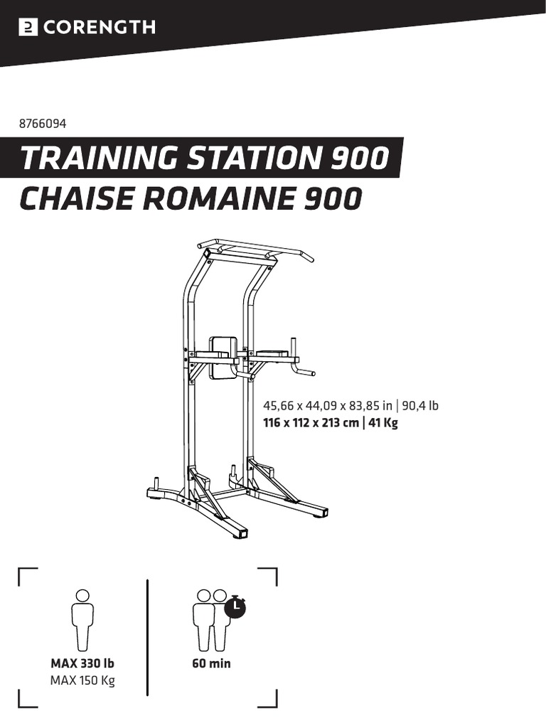Training Station 900 Manual Montagem | PDF