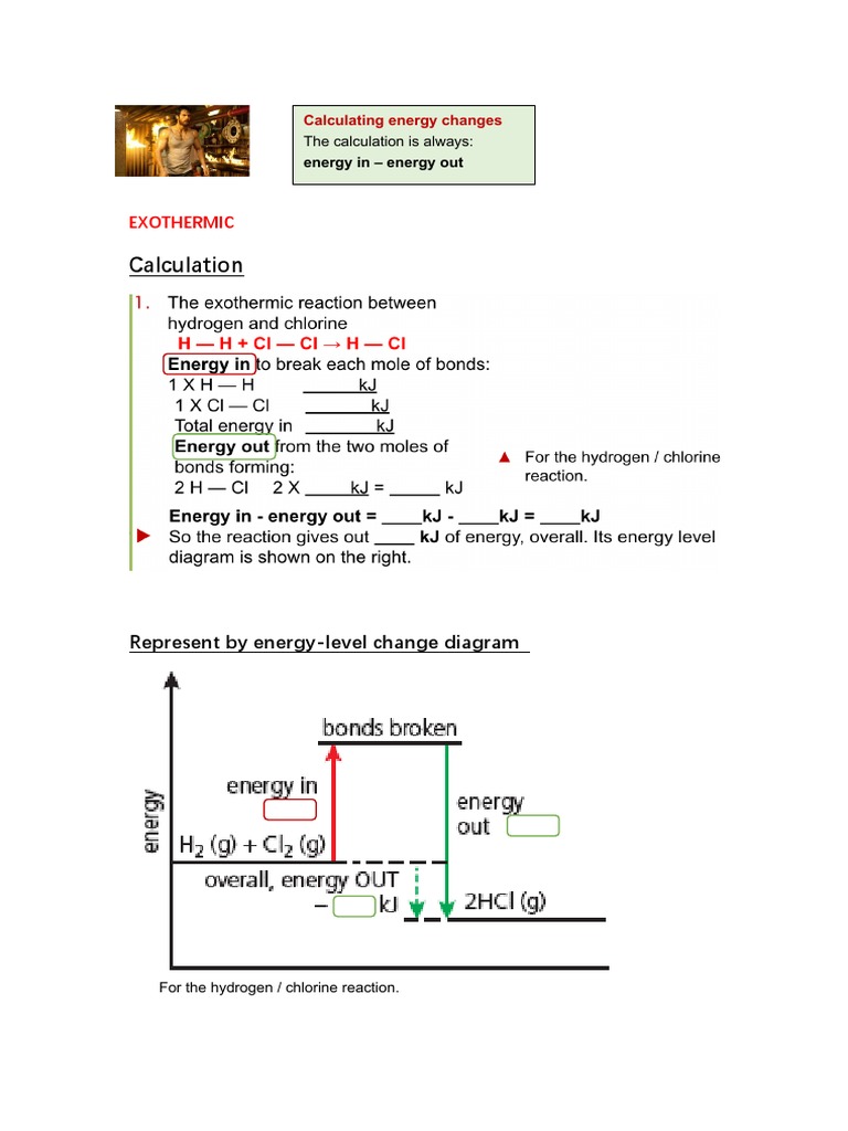 Energy Calculations for Reactions | PDF