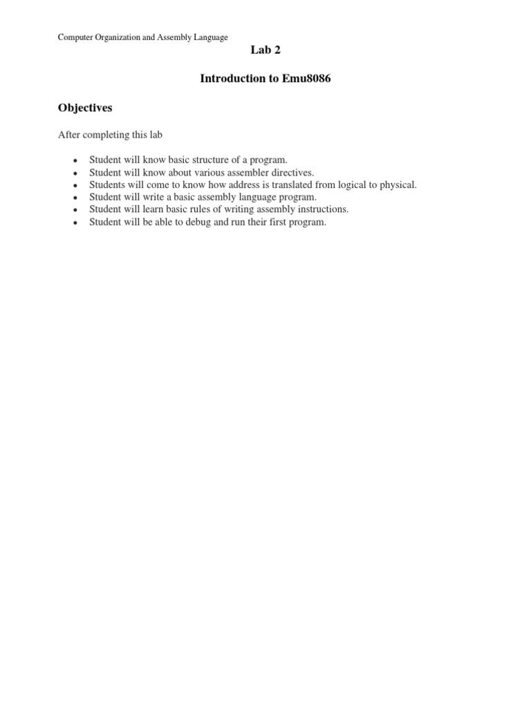 Lab 2 | PDF | Computer Program | Programming