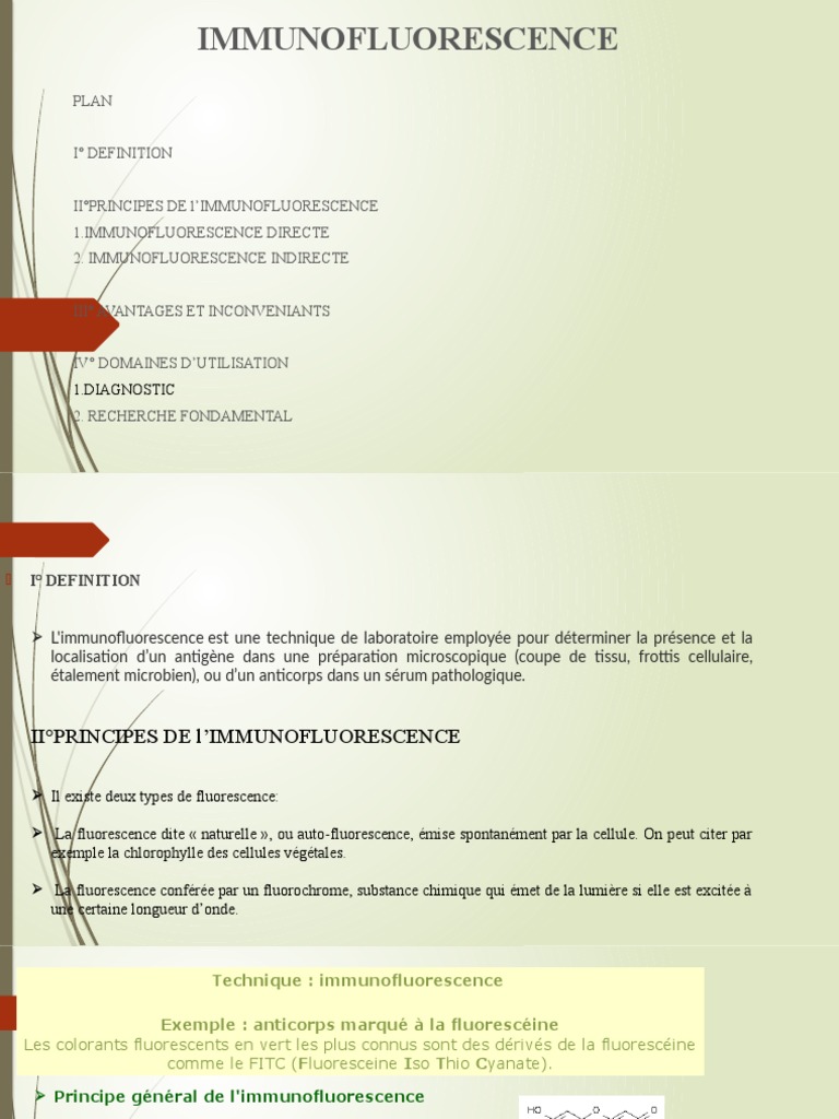 Immuno Fluorescence | PDF | Immunofluorescence | Biochimie