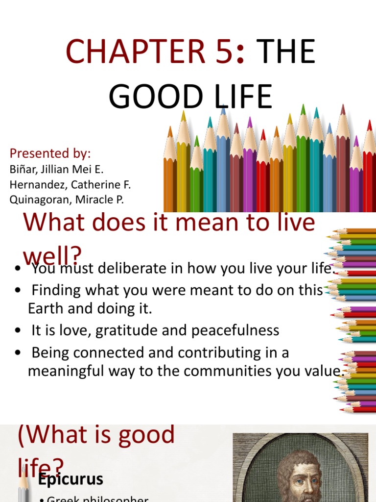 Chapter 5 - The Good Life | PDF | Hedonism | Cognition