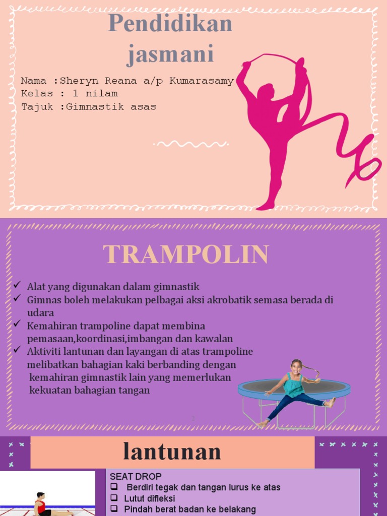 Teknik Dasar Gimnastik Trampolin | PDF | Memasak, Makanan, & Anggur ...