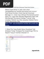 Cara Install Dan Mengaktifkan IDM Gratis | PDF