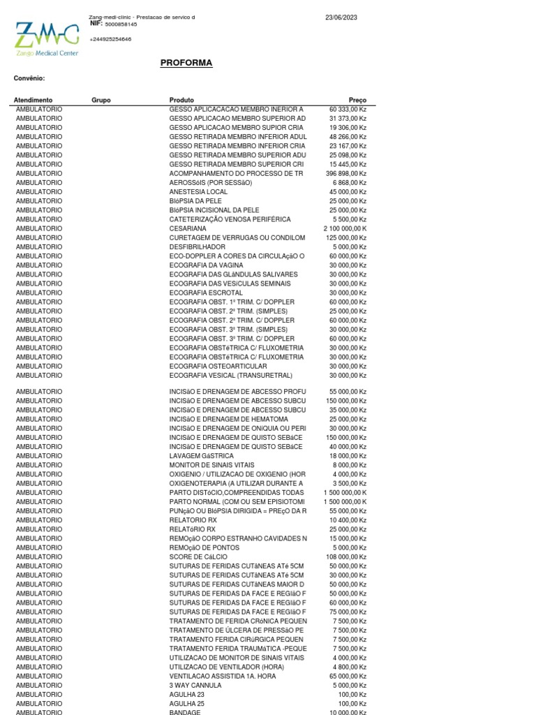 ZMC Proform 1 | PDF | Coluna vertebral | Anatomia humana
