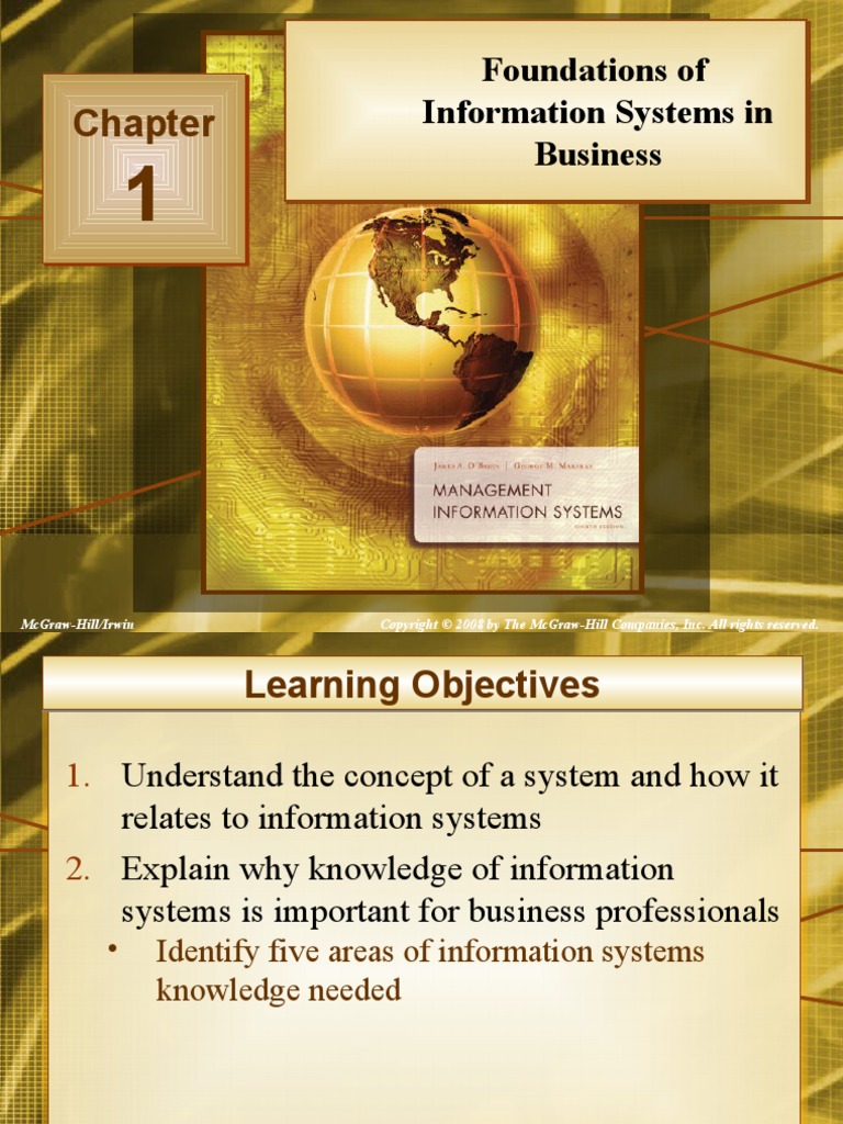 Chap 01 | PDF | Information System | Information Chap 01 | PDF | Information System | Information