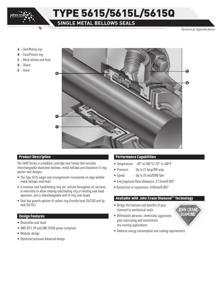 JC-571 Type 5615 TDS - A4 - Final | PDF | Chemical Substances | Materials