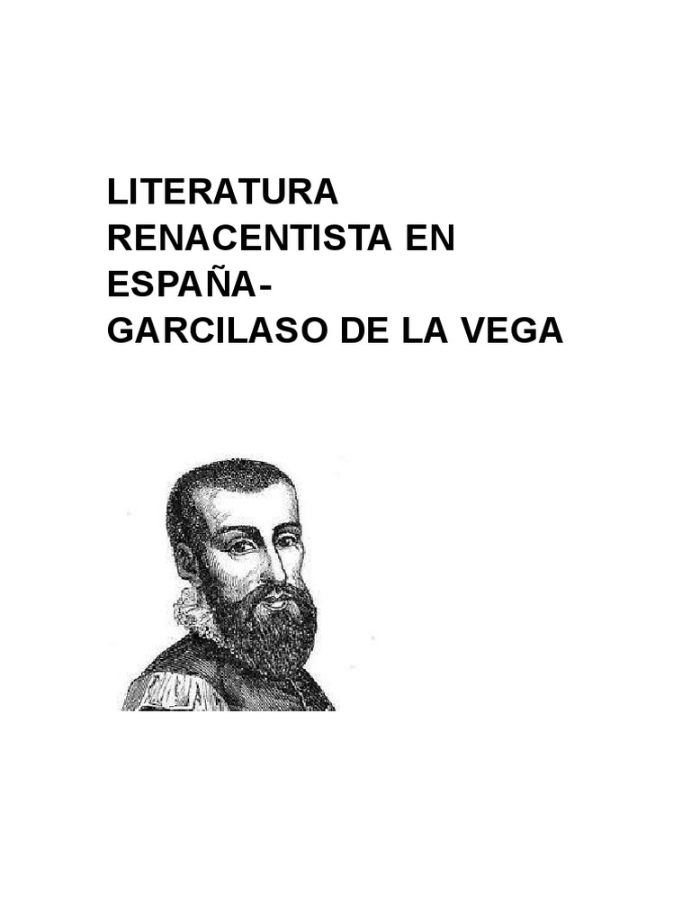 Garcilaso y el Renacimiento Español | PDF | Sonetos | Metro (poesía)