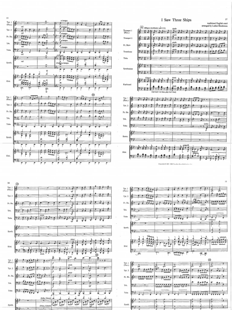 A Canadian Brass Christmas Score Part 1 | PDF