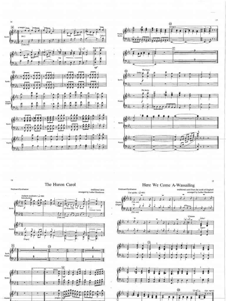 A Canadian Brass Christmas Synth | PDF