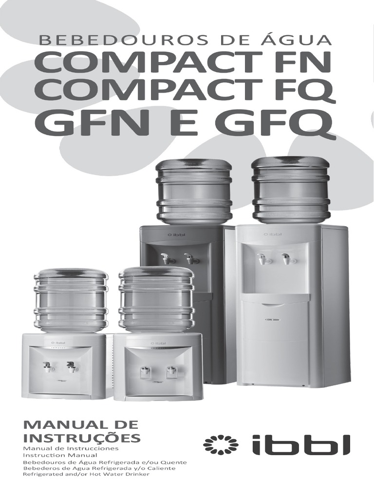 Manual IBBL Bebedouros de Agua Compact FN Compact FQ GFN GFQ | PDF