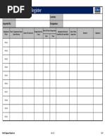 PAT Equipment Register | PDF