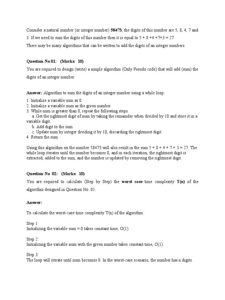 CS502 Assignment 01 (MC220201267) | PDF CS502 Assignment 01 (MC220201267) | PDF