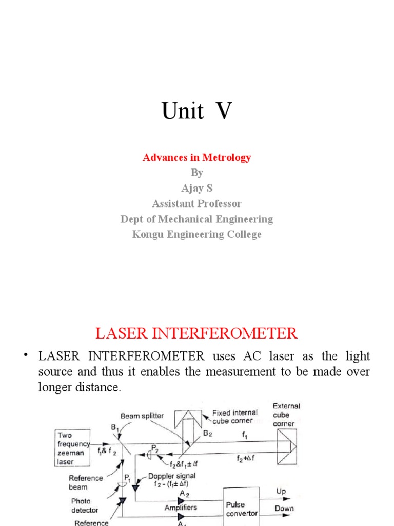Metrology Measurement Unit-5 | PDF | Interferometry | Physical Sciences