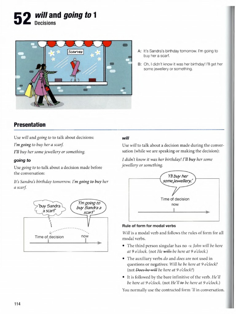 Practical English Grammar - 2-Will - Be Going To | PDF | Language ...