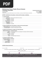 Sample MSDS - Coking Coal (SDS SGS) | PDF | Firefighting | Dangerous Goods