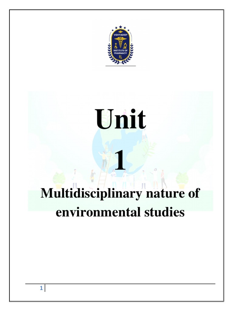 Unit 1 Lec 1 | Download Free PDF | Natural Environment | Resource