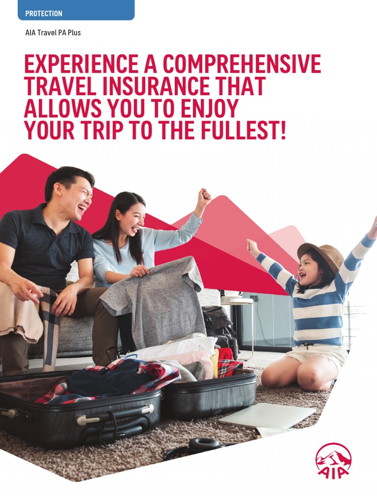 AIA Travel PA Plus Insurance Overview | PDF | Insurance | Immunodeficiency
