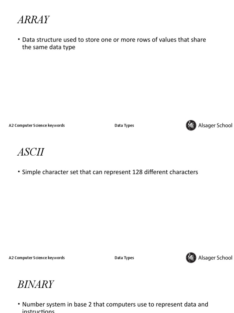 Unit 6 - Data Types | Download Free PDF | Data Type | Computer Engineering Unit 6 - Data Types | Download Free PDF | Data Type | Computer Engineering
