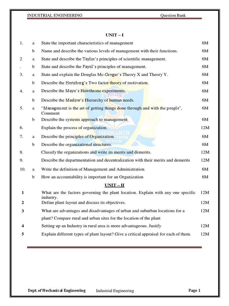 Question Bank | PDF | Business Economics | Business Process
