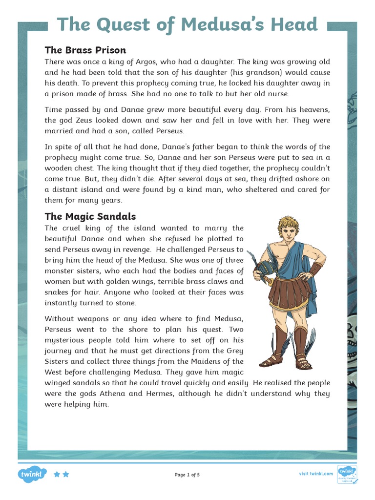 Medusa Reading Comprehension | Download Free PDF | Medusa