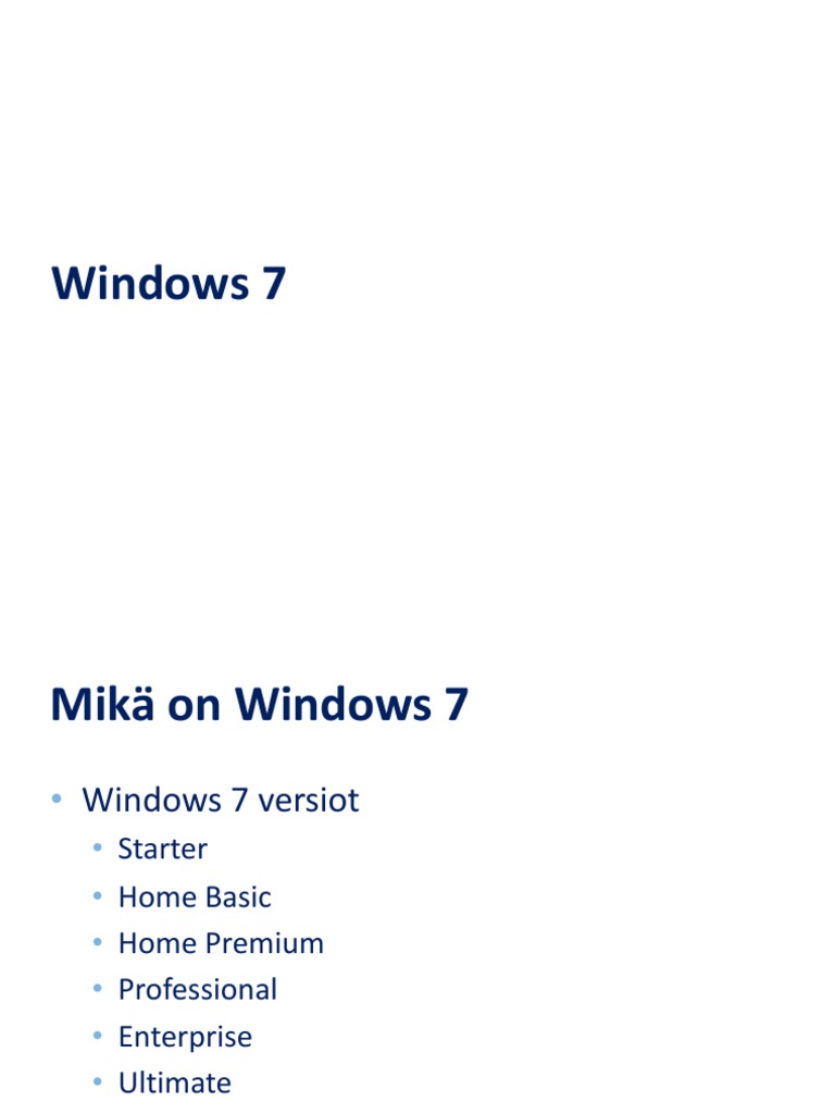 Windows 7 | PDF