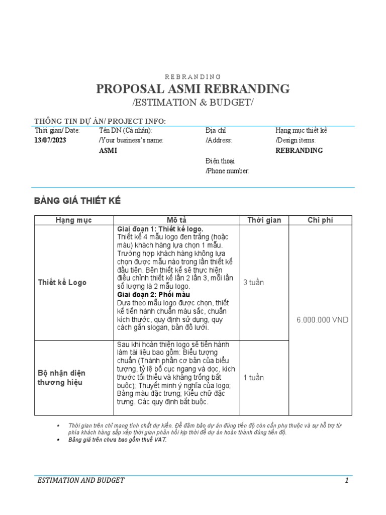 ASMI - Proposal (1) | PDF