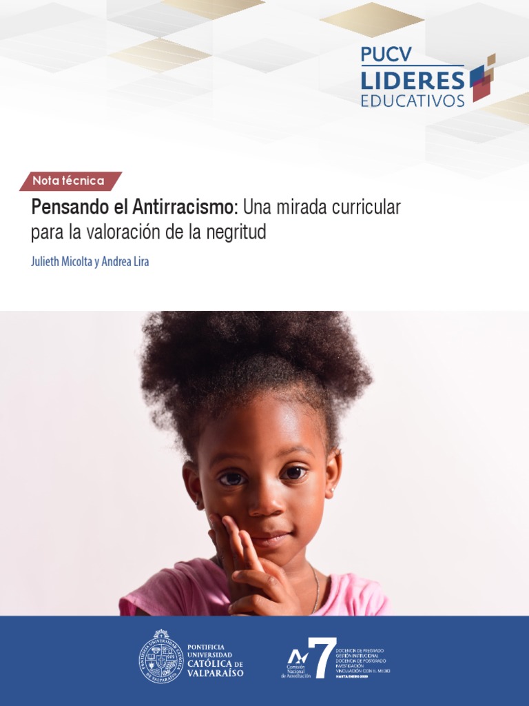 Pensando El Antirracismo. Una Mirada Curricular para La Valoración de ...
