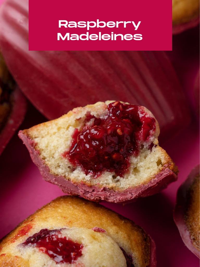 Raspberry Madeleines | PDF | Butter | Baking