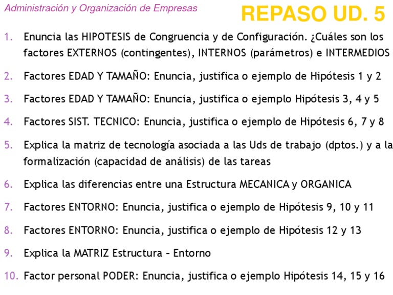 Preguntas Repaso Ud 5 | PDF